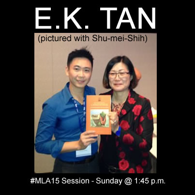 #MLA15 Mapping Literature and Linguistics – E. K. Tan Presenting ...
